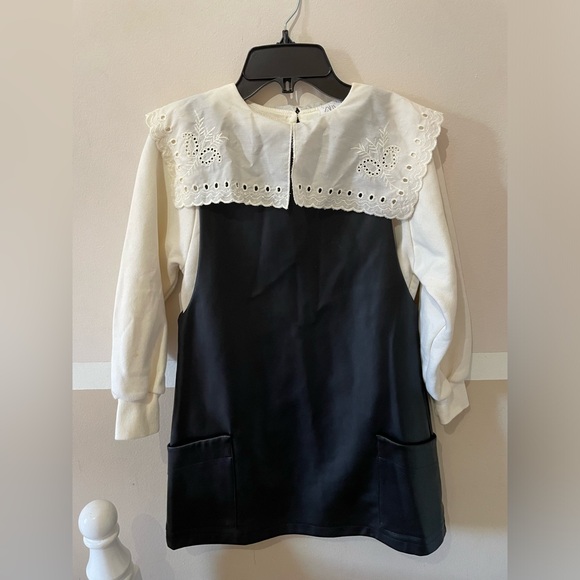 Zara | Matching Sets | Zara Set Bundle Of Faux Leather Black Dress And ...